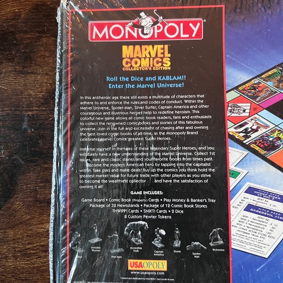 Marvel | Games | Marvel Comics Collectors Edition Monopoly | Poshmark